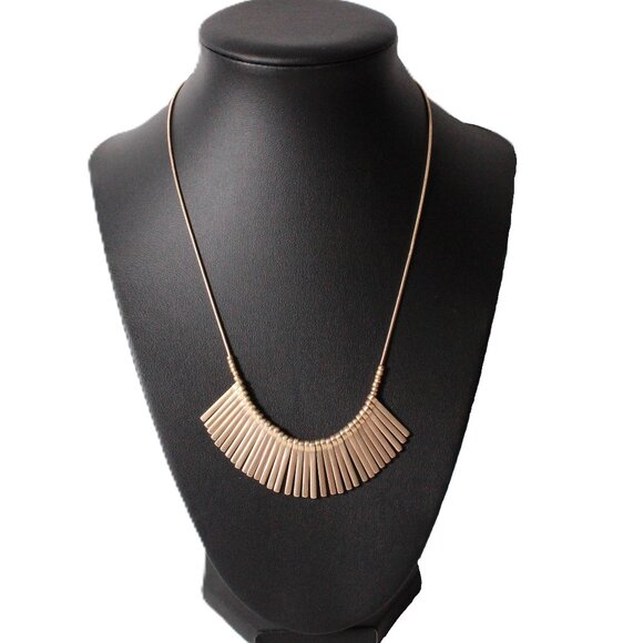 Erica Lyons | Jewelry | Nwt Erica Lyons Gold Tone Bar Necklace | Poshmark